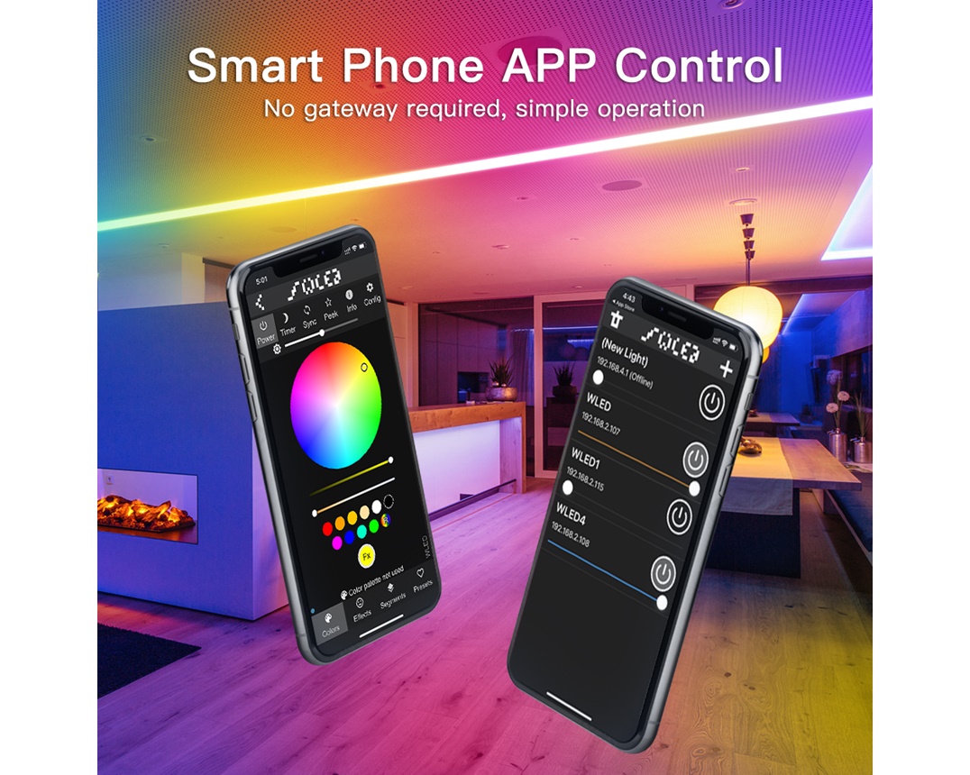 Buy ESP32 WLED Digital LED Strip Controller Mic | Micro - B Port (GL-C ...