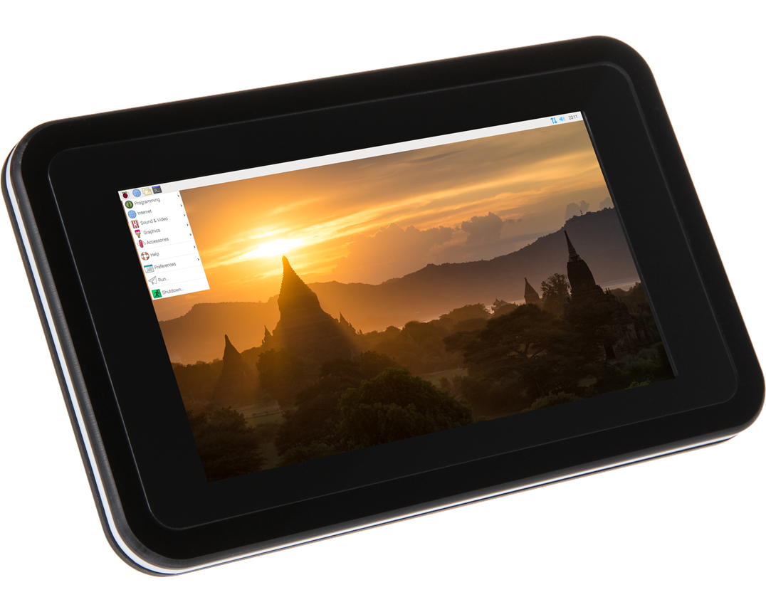 Köp Raspberry Pi 4 7" Touchscreen Case (RB-LCD-7P4-Case) för 329 :- hos ...