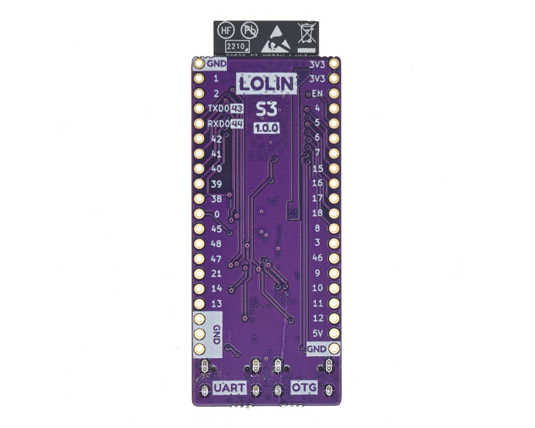 Buy S3 V1.0.0 - WiFi / BLE ESP32 WROOM-1 (LOLIN-S3) for 20.9 € at en.m.nu