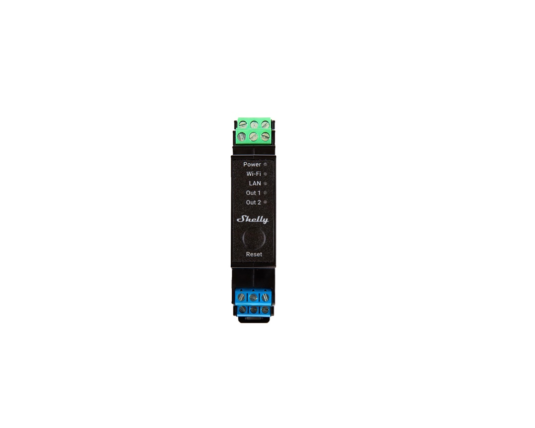 Buy Shelly Pro 2PM - WiFi and LAN Switch - 25A with Energy Metering ...