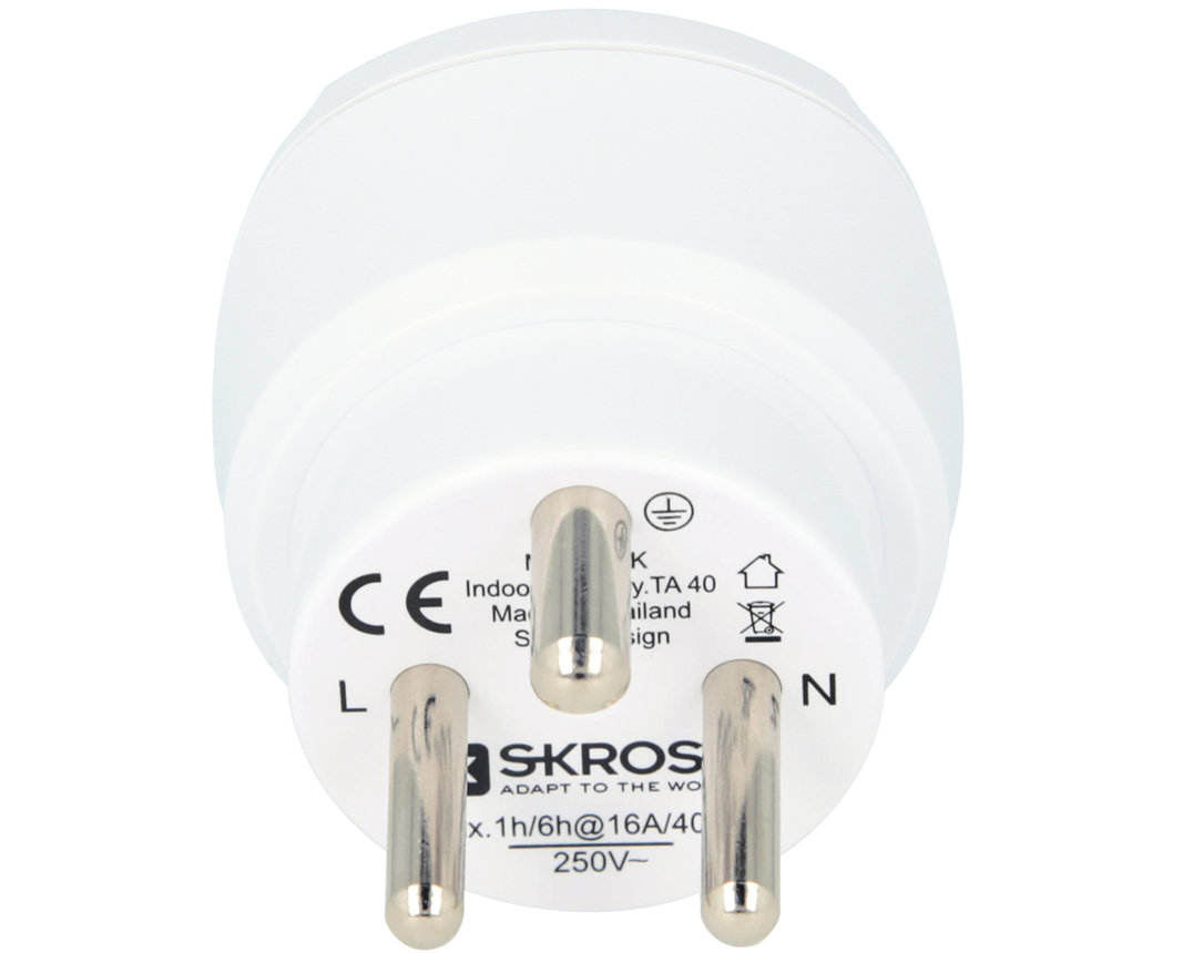 Buy El-Adapter Europa -> Danmark (1.500232-E) for 7.9 € at en.m.nu