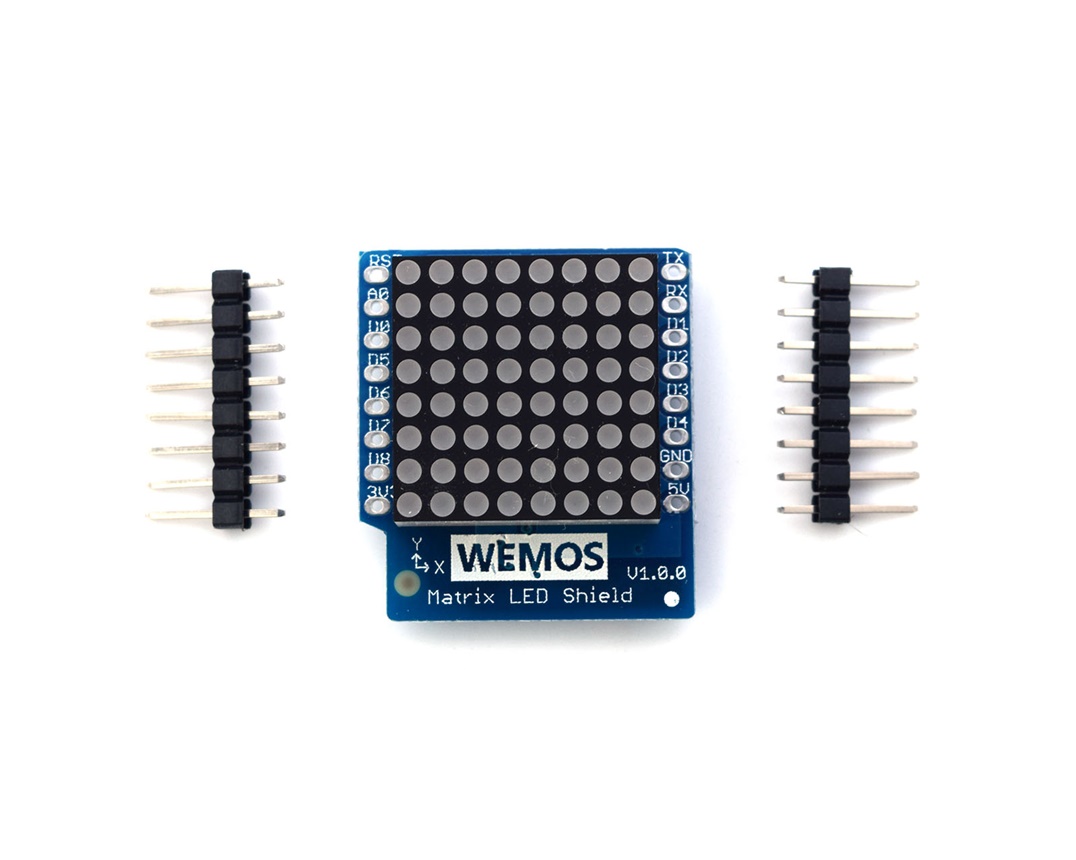 Buy LED Matrix Shield for WeMos D1 Mini (WeMos_matrix) for 7.9 € at en.m.nu