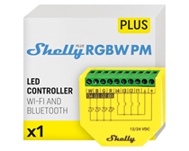 Shelly RGBW PM Plus – Smart WiFi LED Controller with Power Monitoring