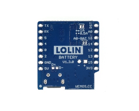 Buy Battery Shield for WeMos D1 Mini (WeMos_battery) for 7.9 € at en.m.nu