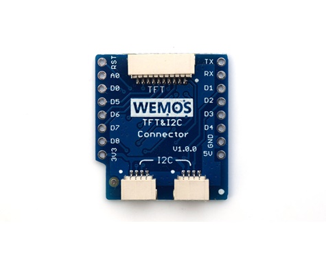 Buy TFT I2C Connector Shield for WEMOS D1 mini - 1x TFT Connector - 2x ...