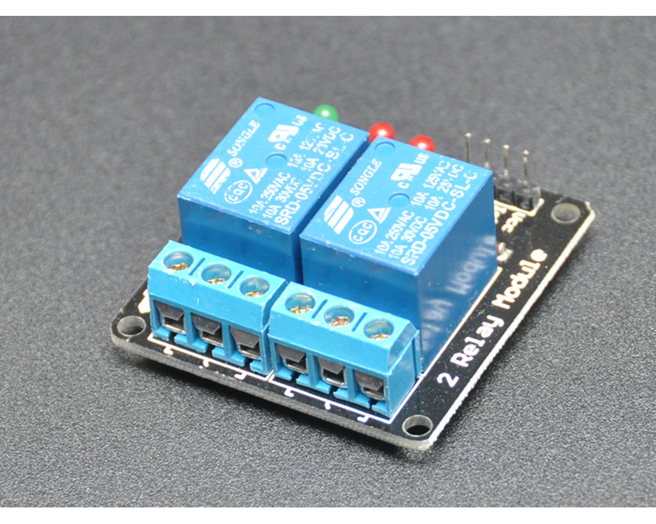 Köp Relay board 5v/logic level operation 2 channel - assembled (2ch ...