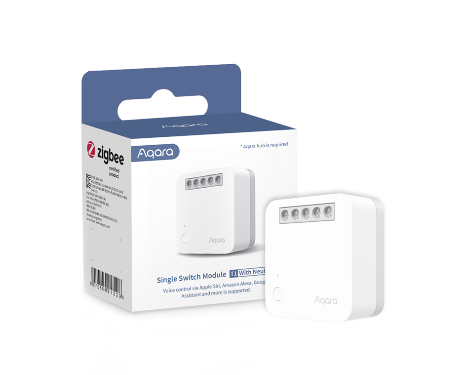 Buy Aqara Built-in Relay 1-Channel with Neutral - Single Switch Module ...