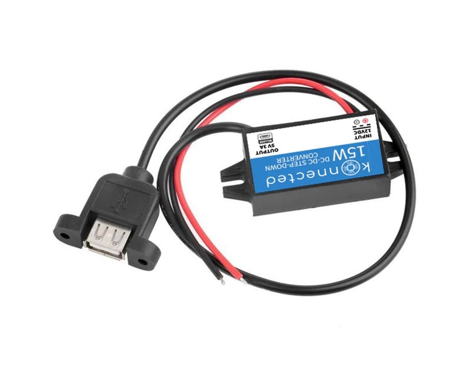 Buy 12V to 5V USB transformer (USB-CONV-X) for 30.9 € at en.m.nu