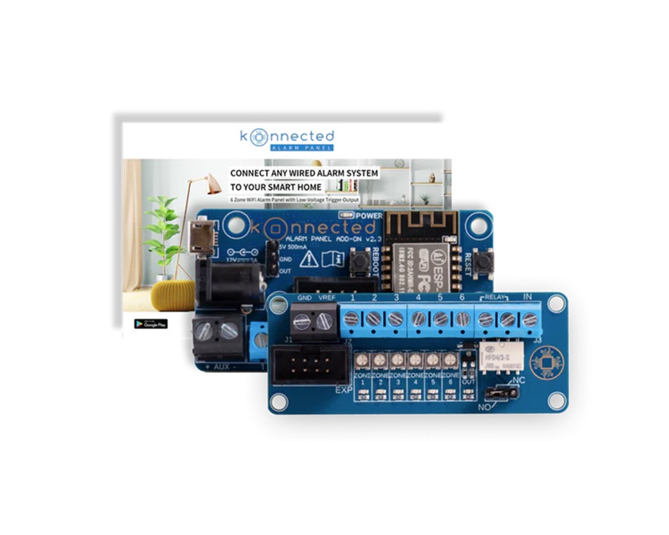 Buy Alarm Panel Interface Kit - 6 Zone - Konnected (KIT-ALARM-PANEL-INF ...