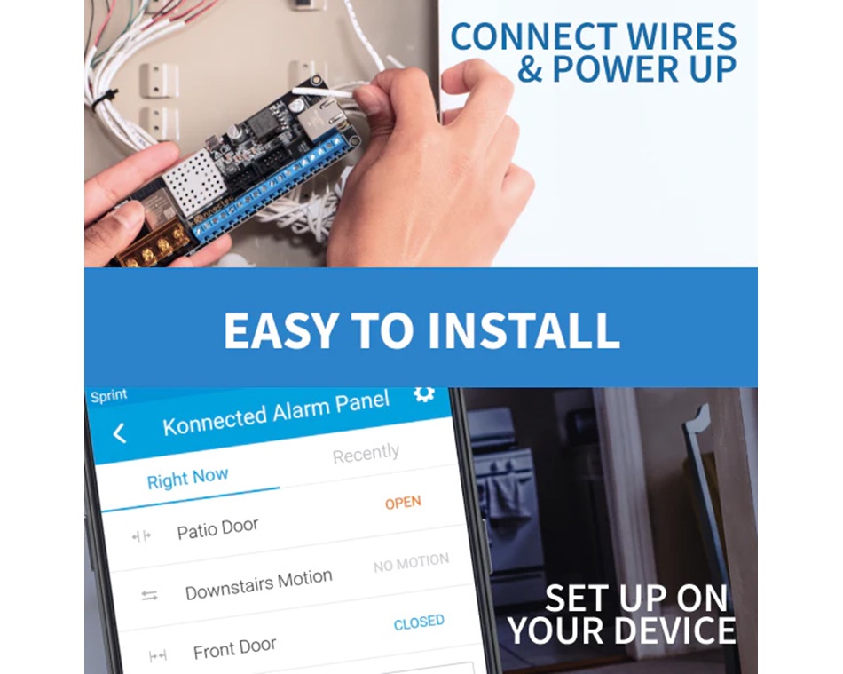 Buy Alarm Panel Pro - 12 Zone Conversion Kit- Konnected (KIT-ALARM ...