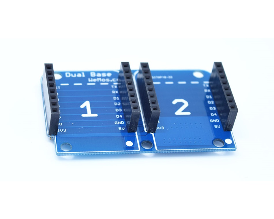 Buy Dual Base for WeMos D1 Mini V2.0.0 (WeMos_dualbase) for 3.9 € at en ...