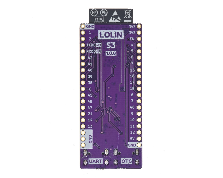 Buy S3 V1.0.0 - WiFi / BLE ESP32 WROOM-1 (LOLIN-S3) for 20.9 € at en.m.nu