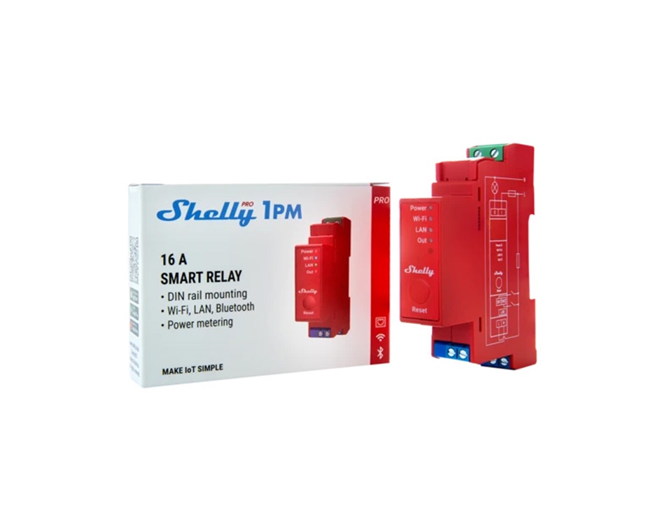 Buy Shelly Pro 1PM - WiFi and LAN contactor - 16A with energy ...