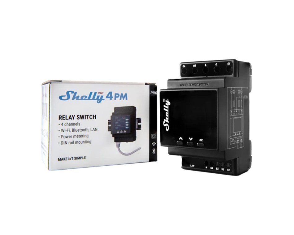 Buy Shelly Pro 4PM - Four-channel relay (Shelly_Pro_4PM) for 112.9 € at ...
