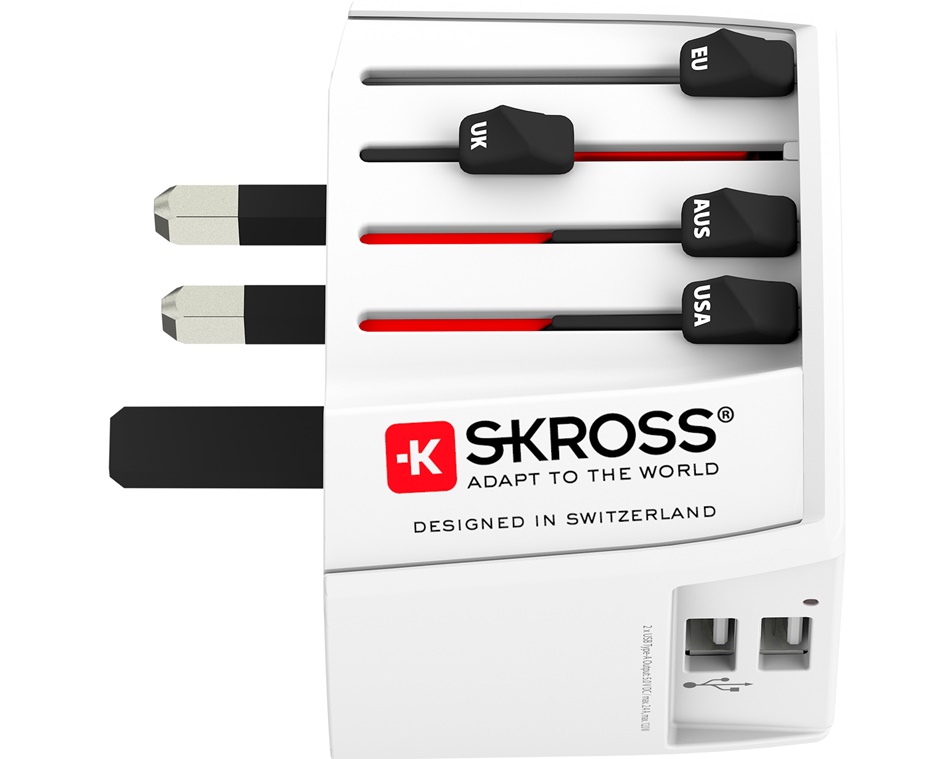 Buy World Adapter MUV 2xUSB (2.4A) White (1.302960) for 26.9 € at en.m.nu