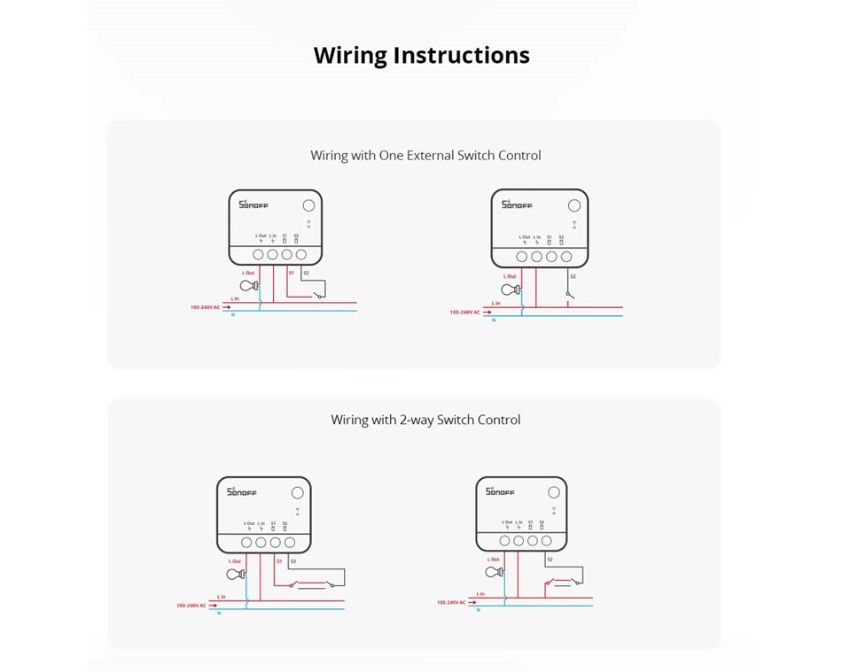 Buy Small and smart built-in relay with Zigbee 3.0. (ZBMINIL2) for 16.9 ...